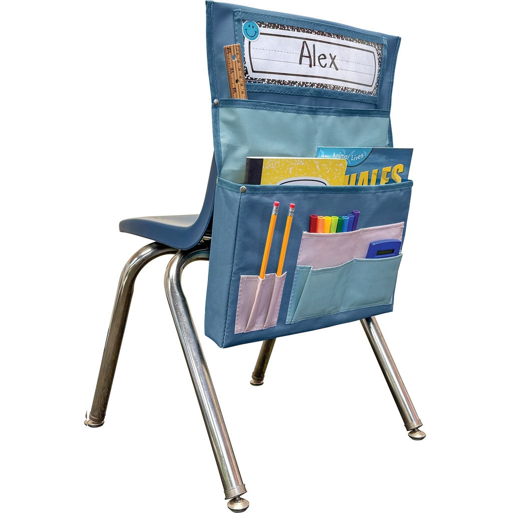 Teacher Created Resources® Blue and Gray Chair Pocket - For Standard ...